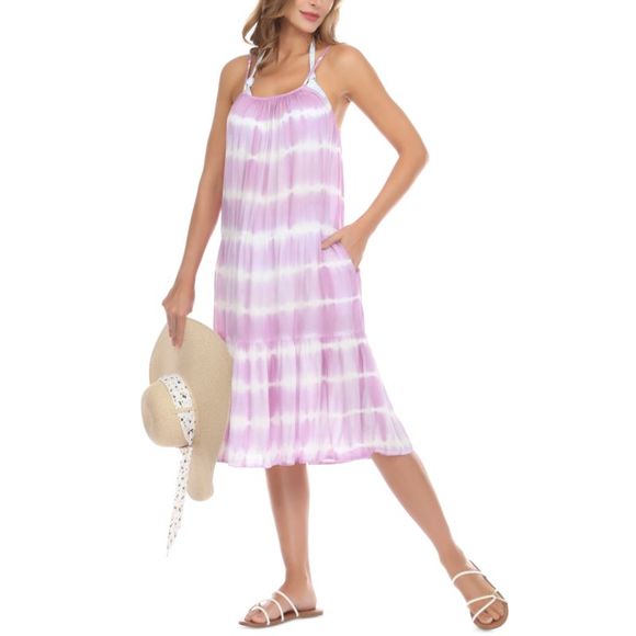 Raviya | Swim | Raviya Womens Tiered Swim Cover Up Dress Swimsuit ...